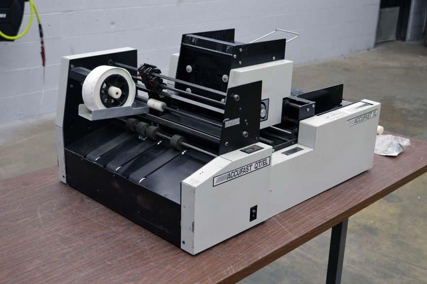 Lot #75: Accufast Tabbing System w/ XL Labeler Stamp Applier, QT Tabber ...